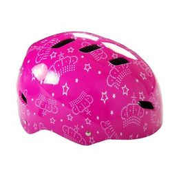 Volare Fahrrad/Skate Helm Rosa - Kopfumfang 55-57 cm, TÜV/GS geprüft