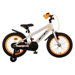 Volare Rocky Kinderfahrrad - Jungen - 16 Zoll - Grau