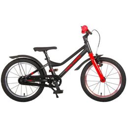 Blaster Kinderfahrrad - Jungen - 16 Zoll - Schwarz/Rot - Prime Collection