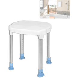 Duschhocker Duschstuhl Anti-Rutsch Badhocker Höhenverstellbar Badestuhl für Senioren Behinderte und Schwangere Tragfähigkeit 150kg - Froadp