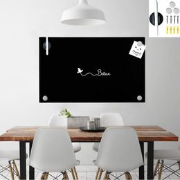 Mucola Magnettafel Whiteboard Wandtafek schwarz Memoboard Pinnwand Board Schreibtafel