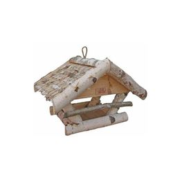 Weitere - Vogelhaus Birkenholz natur LxBxH 40x30x26/29 cm Wildvogelfütterung