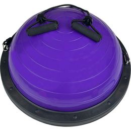 baumarktplus Balancetrainer Yoga Gymnastik Balance Half Ball lila Trainingsball Fitnessball ø 60cm