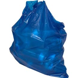 75St Abfallsäcke Müllbeutel Müllsäcke 120L Säcke extra stark Blau