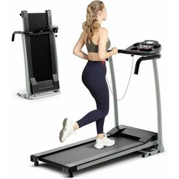 Goplus - klappbares Laufband für Zuhause, Walking Pad mit 12 Laufprogramme, LCD-Display, 1-12 km/h Home Treadmill, Gehunterlage mit Lauffläche 102x36