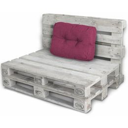 Lacestone - Palettenkissen Palettenauflagen Sitzkissen Rückenlehne Kissen Palette Polster Sofa Couch Pink - Seitenkissen