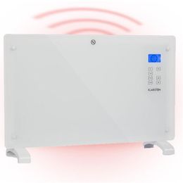 Klarstein - Norderney Konvektions-Heizgerät Thermostat Timer 2000W 30m² weiß - Weiß