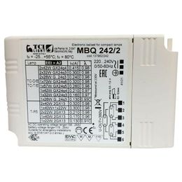 Tci Led - tci Elektronisches Multi-Lampen-Mini-Vorschaltgerät mbq 242/2 137962/242