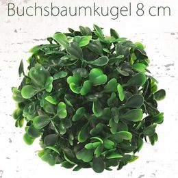 Deko Buchsbaum 8 cm Künstlich Buchsbaumkugel Kugel Künstliche Pflanzen Pflanze Buchskugel Kunstpflanze Buchskugel Decovego