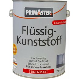 Primaster - Premium Flüssigkunststoff weiß 2,5 l für Innen und Außen