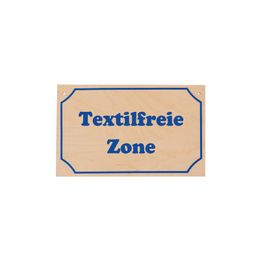 Finnsa Hinweisschild Textilfreie Zone