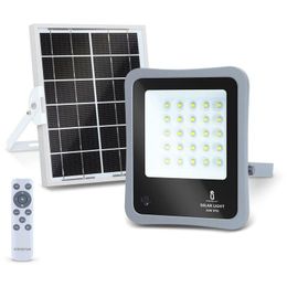 LED-Flutlicht mit Solarpanel 200W 6500K Kaltweiß Fluter Strahler IP65 Wasserdicht Außen Gartenlampe