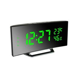 Meditrade GmbH Digitaler Wecker Mit Datumsanzeige Thermometer Spiegelanzeige