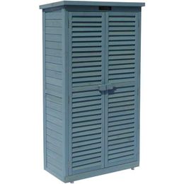 HABITAT ET JARDIN - Gartenschrank Space - 87 x 46.5 x 160 cm - Hellblau