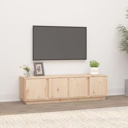 TV-Möbel,TV-Schrank TV-Lowboard für Wohnzimmer TV-Hängeschrank 140x40x40 cm Massivholz Kiefer MAISONCHIC 65328