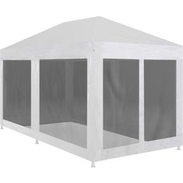 MAISONCHIC - Partyzelt Faltbar, Gartenpavillon, Pavillon Pop-Up, Bierzelt UV-Schutz mit 6 Mesh-Seitenwänden 6 x 3 m KLI56918