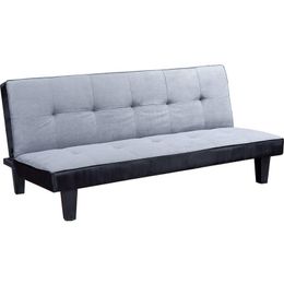 HABITAT ET JARDIN Schlafsofa John - 179 x 91 x 79 cm - 3 Plätze - Grau