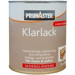 Primaster - Klarlack 2L Seidenglänzend Farblos Decklack Versiegelung Holzlack