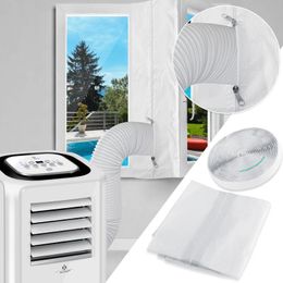 Fensterabdichtung für mobile Klimagerät Klimaanlage Wäschetrockner Ablufttrockner Hot Air Stop zum Anbringen an Fenster Dachfenster 400cm - Kesser