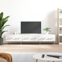 Bonnevie - Moderne TV-Möbel, TV-Lowboard TV-Schrank für das Wohnzimmer Weiß 150x36x30 cm Holzwerkstoff -FV52070 - Weiß
