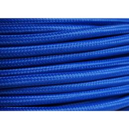 KOKA - Textil Stromkabel 2x0,75mm² königsblau