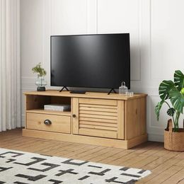 TV-Schrank TV-Lowboard Fernsehschrank VIGO 106x40x40 cm Massivholz Kiefer BRYJ875785 MAISONCHIC