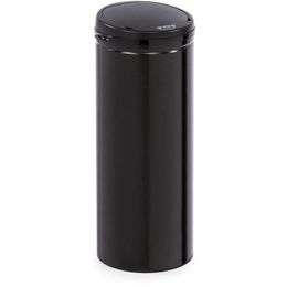 Cleanton Mülleimer rund Sensor 50 Liter für Müllbeutel abs schwarz - Schwarz - Klarstein