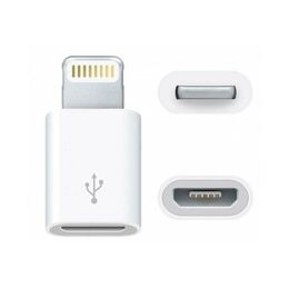 Lightning auf Micro-USB Adapter - Weiß