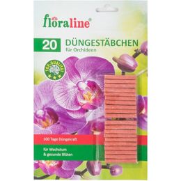Floraline - buri 20 Düngestäbchen für Orchideen 100 Tage Düngekraft Nährstoffe Pflanzen
