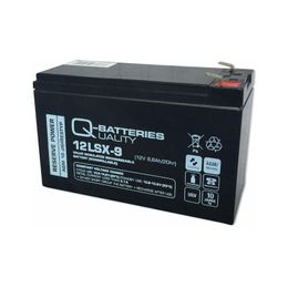 Quality Batteries - Q-Batteries 12LSX-9 12V 8,8Ah Blei-Vlies-Akku / agm 10 Jahre