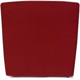 Detex - 8x Kissenbezug Kissenhüllen Bezüge Sitzauflage Polsterbezug Bezug rot