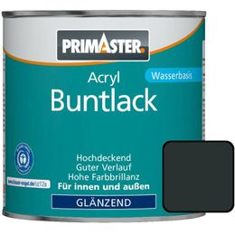 Acryl Buntlack 375ml Anthrazitgrau Glänzend Wetterfest Holz & Metall - Primaster