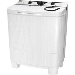 WT-9000 2 Kammern Camping Waschmaschine 350W Waschautomat mit Schleuder 5kg Wäsche mit Timer - Wiltec