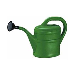 Geli Gießkanne , 3 Liter, aus Kunststoff in grün , 35x25x12 cm, mit Brause und Längsbügel