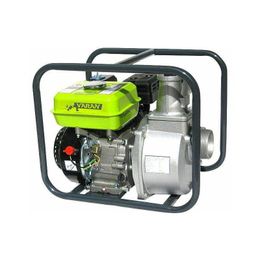 92702 motorpumpe benzin motor pumpe kreiselpumpe wasserpumpe 60M³/H 6,5PS 3'' ausgang - Grau - VARAN MOTORS