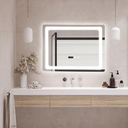 LED-Badspiegel Casoli 45x60cm Silber [ Pro.tec Silber