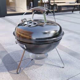 Home Discount - Kettle bbq Holzkohle Kleiner Barbecue Garten Freistehender Tragbarer Grill