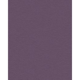 Ton-in-Ton Tapete Profhome BA220077-DI heißgeprägte Vliestapete geprägt unifarben schimmernd violett aubergine 5,33 m2 - violett