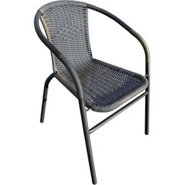 Stuhl aus metall/rattan 020092 spritz