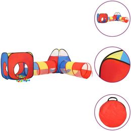 Spielzelt für Kinder, Kinderzelt, Faltbares Kinderspielzelt mit 250 Bällen Mehrfarbig 190x264x90 cm KLI22009 MAISONCHIC