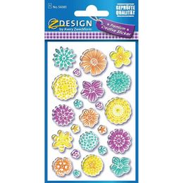 Avery Zweckform - Premium Creative 3D Sticker Blumen