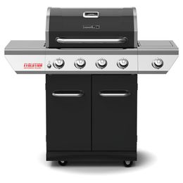 Nexgrill BBQ Gasgrill Evolution silber / schwarz 4 Brenner, 1 Seitenkochfeld