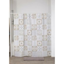 Duschvorhang peva 180x180cm 12 ringe weiss - margotte Tendance Mehrfarben