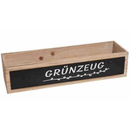 Freese - nature trends Holz-Kiste Grünzeug Braun natur 45 x 13 x 10 cm