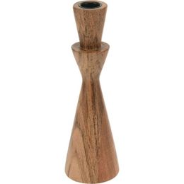 Home Styling - Kerzenhalter aus Holz, Akazie, 22 cm