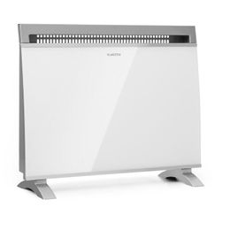 Klarstein Gotland Konvektorheizung 600/900/1500W Glasfront Standgerät weiß - Weiß