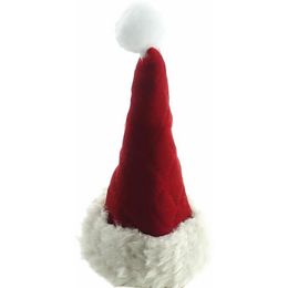 Weihnachtsmütze Rot & Weiß ø 6 cm - gesteppter Stoff