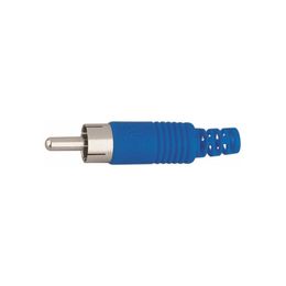 RCA-Koaxialstecker für RG58-Elektro-DH-Kabel. Farbe Blau 10.588/DH 8430552082445
