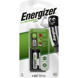 Energizer - Mini Charger inkl. 2-Micro aaa Akkuladegeräte