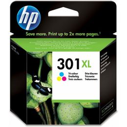 HP 301XL - Hohe Ergiebigkeit - Farbe (Cyan, Magenta, Gelb) - Original - Tintenpatrone - fr Deskjet 10XX, 15XX, 2050A J510, 2054A J510, 25XX, Envy